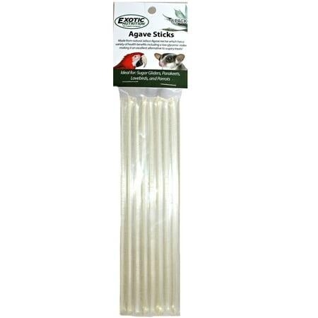 Exotic Nutrition Agave Sticks 8 Count | Rainforest Pets,LLC